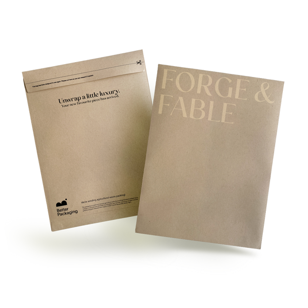 Custom Sugarcane Waste Envelopes - Better Packaging Co
